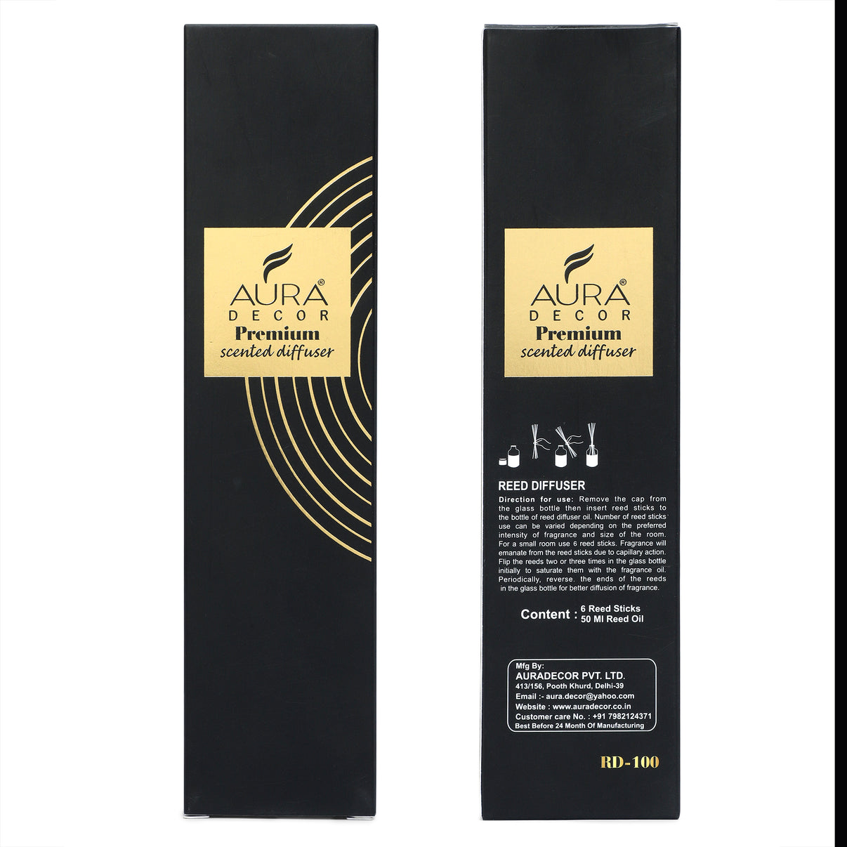 Auradecor Luxe Reed Diffuser 120ml – AuraDecor